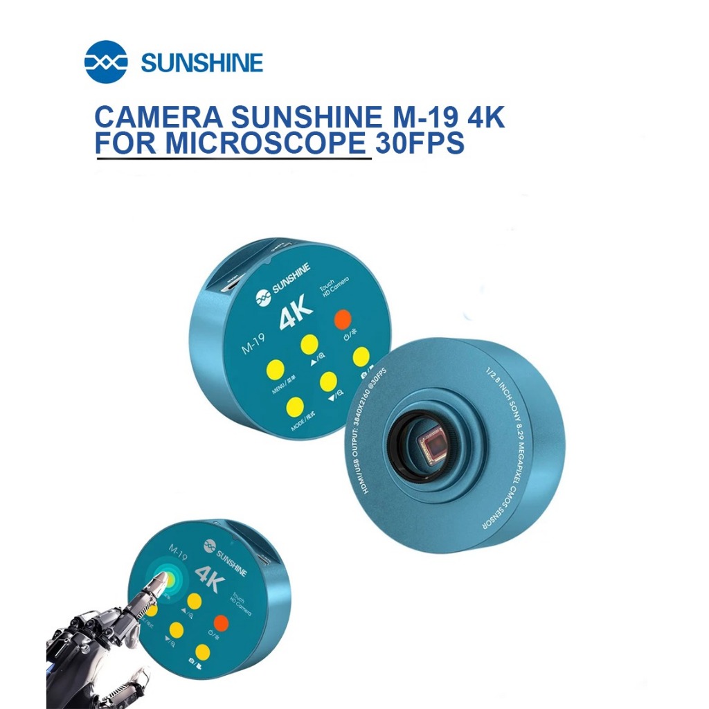 Jual CAMERA SUNSHINE M-19 4K FOR MICROSCOPE HD TRINOCULAR | Shopee ...