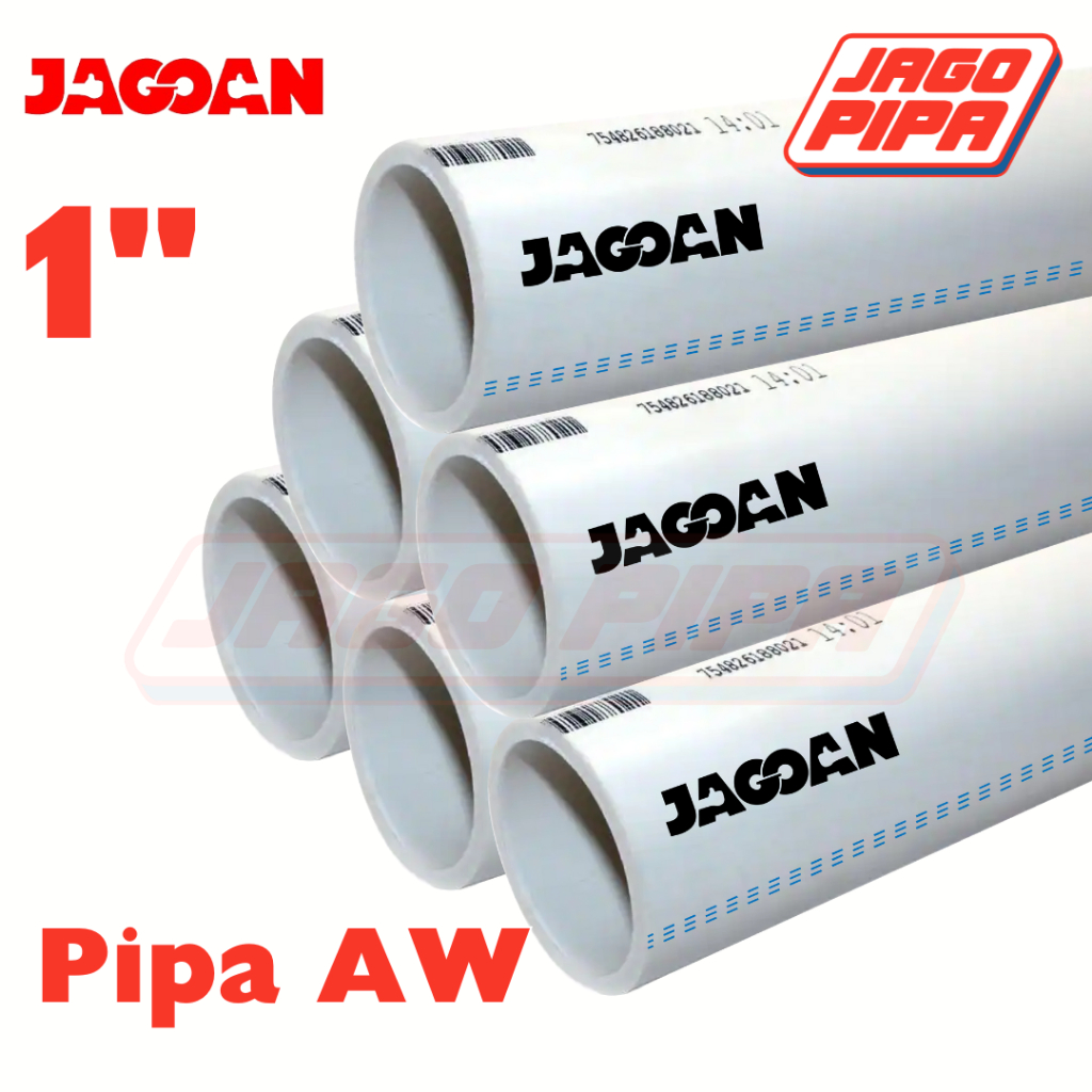 Jual Jagoan Pipa AW 1 Inch PVC Air Bersih MOF 4 Meter Paralon Putih Pralon 1" | Shopee Indonesia