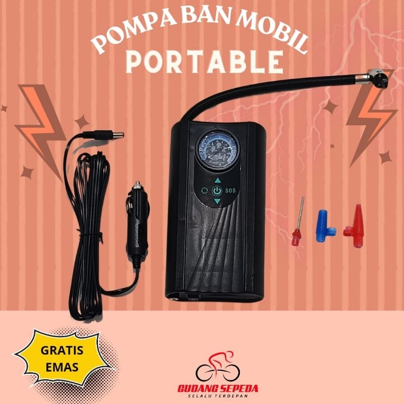Jual Pompa Ban Elektrik Tire Inflator 150 psi 120 w Kompa Electrik ...