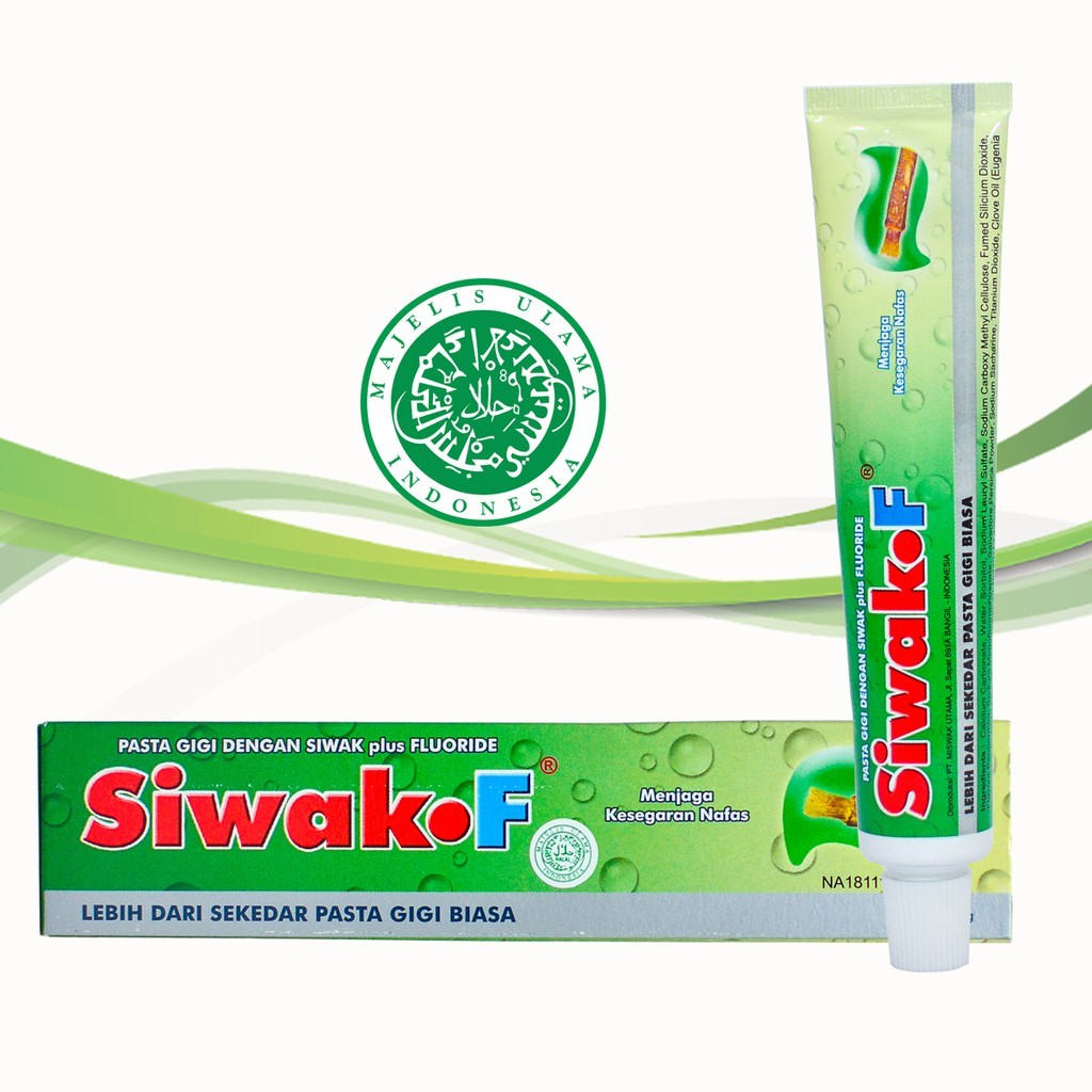 Jual Pasta Gigi Siwak F Original 50 Gram Halal Toothpaste | Shopee ...