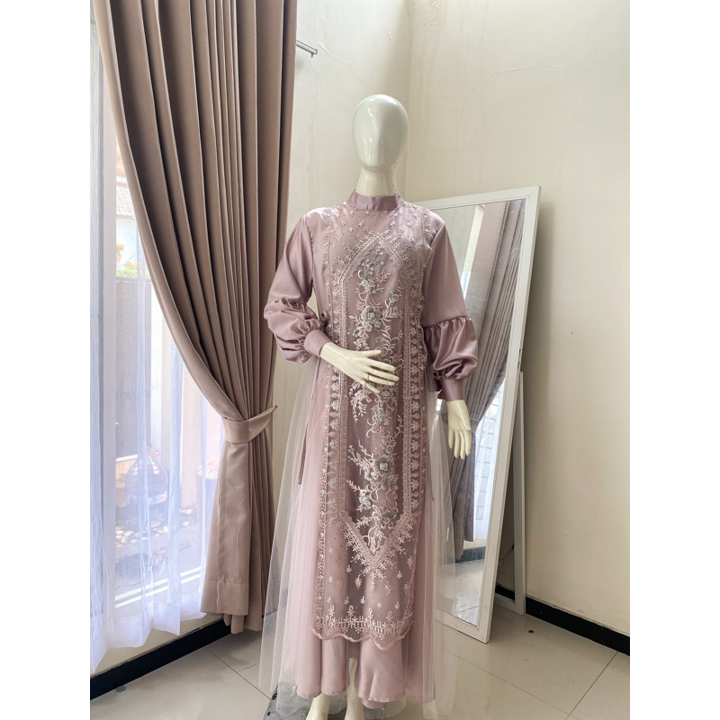 Jual GAUN LUNA / LUNA SET / COUPLE RAYA / BAJU LEBARAN / COUPLE LEBARAN ...