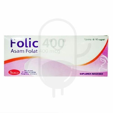 Jual FOLIC 400 MCG BOX 100 KAPLET | Shopee Indonesia