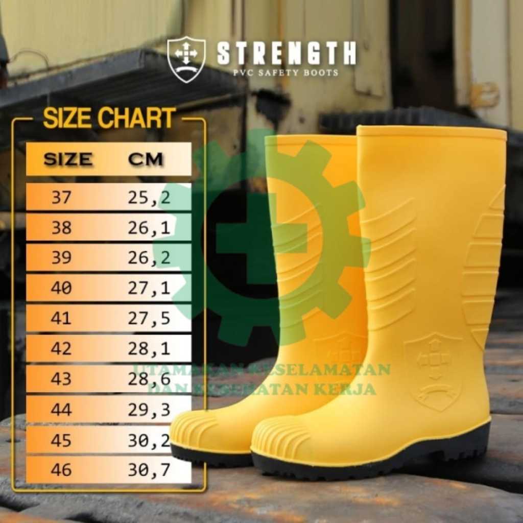 Jual Sepatu Boot Strength Ujung Besi SNI | Shopee Indonesia