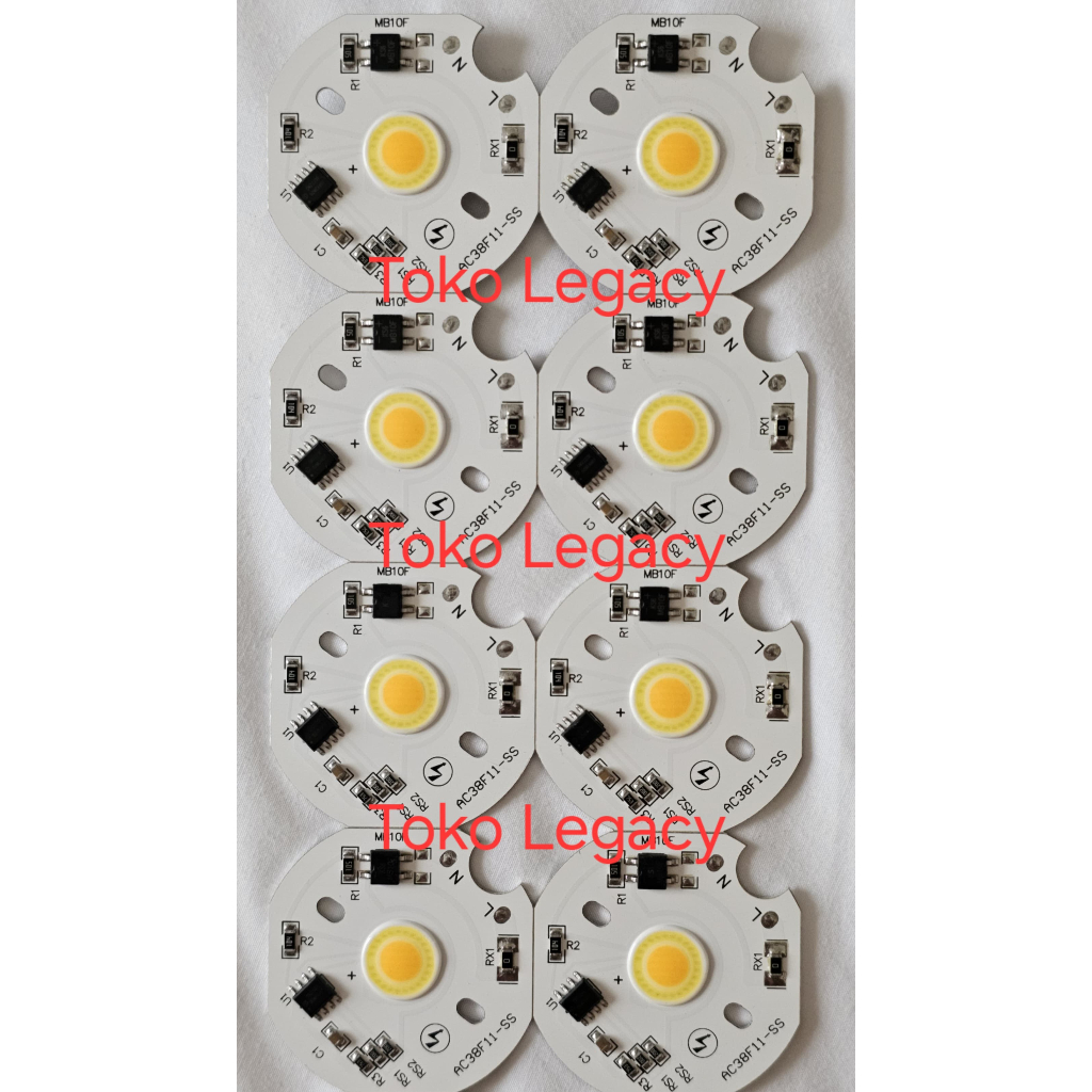 Jual LED COB 5 Watt 220 Volt AC PUTIH DAN KUNING | Shopee Indonesia