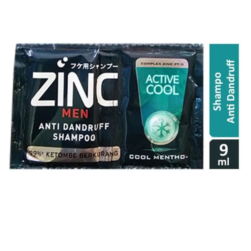 Jual ZINC MEN ANTI DANDRUFF SHAMPOO COMPLEX ZINC PT-O ACTIVE COOL ...