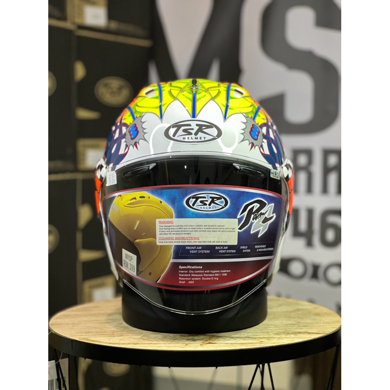 Jual Helm TSR RAM 4 Scoot Russel White | Shopee Indonesia