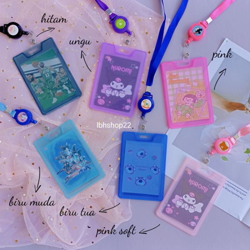 Jual LBH Id Card Kotak Besar/Tempat Kartu Nama/Id Card Karakter/Lanyard ...