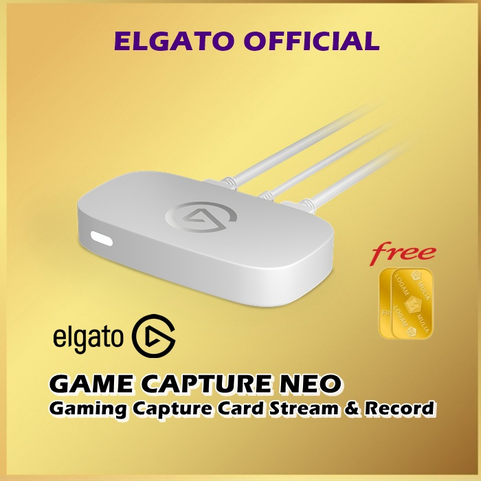Jual Elgato Game Capture NEO 4K60 HDR Card Stream and Record | Shopee ...