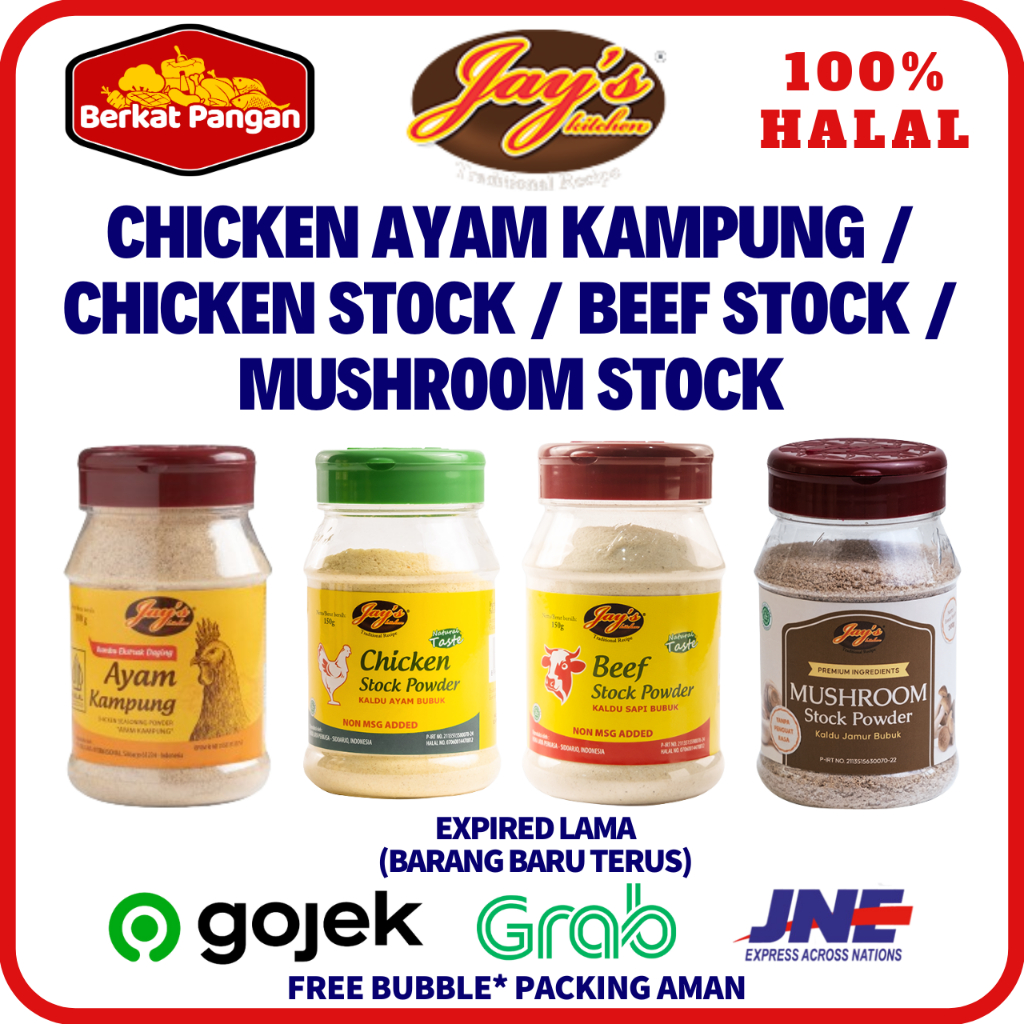 Jual Jay's Chicken Stock Beef Stock Powder / Jays Kaldu Ayam Kampung ...