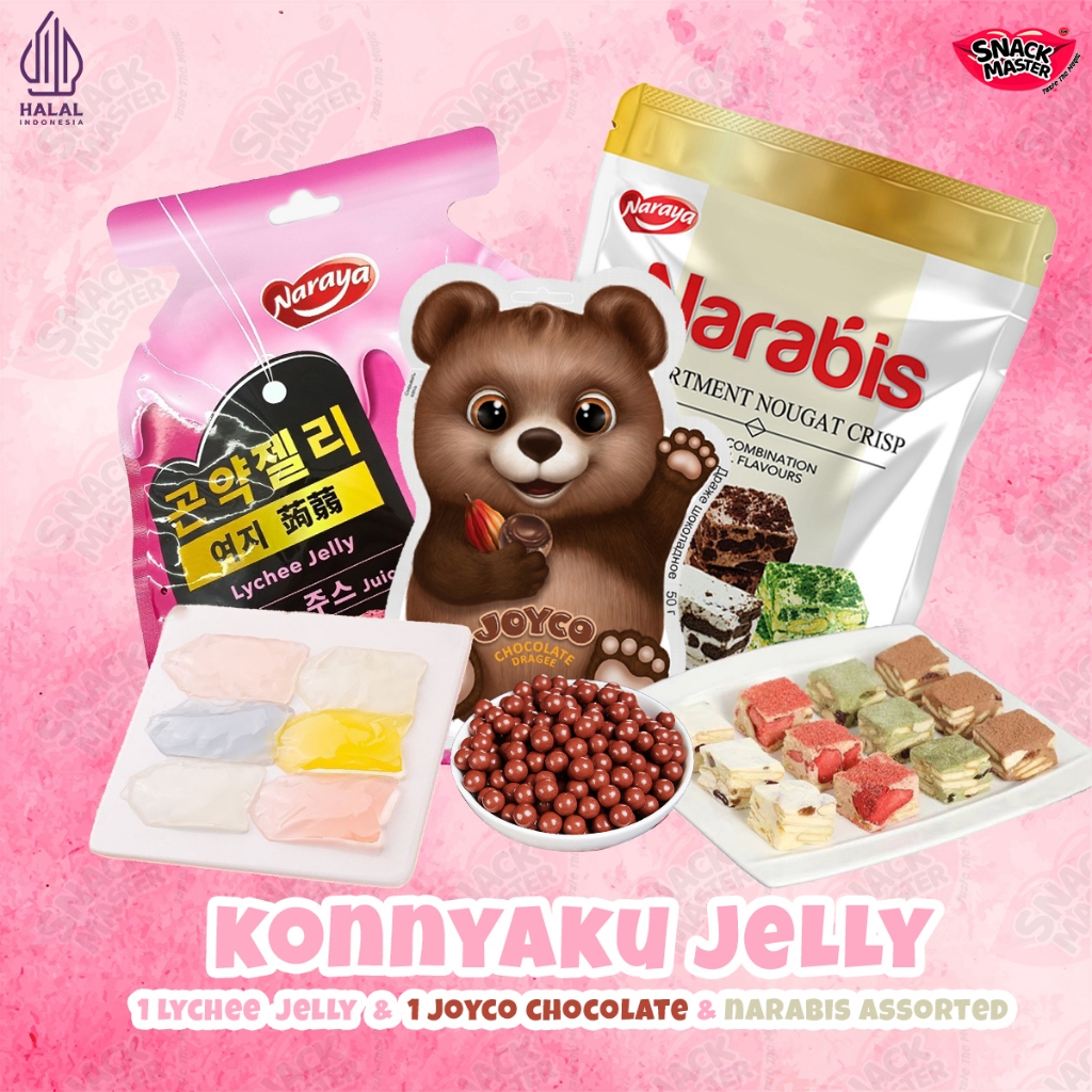 Jual [MIX SNACK PACKAGE] NARAYA NARABIS Nougat Assorted Flavor ...