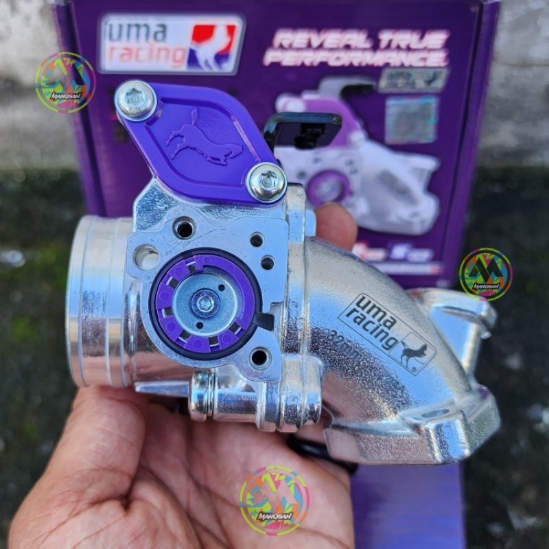 Jual Throttle body tb NMAX NEW N MAX AEROX 155 NEW NVX V2 32mm 34mm UMA ...