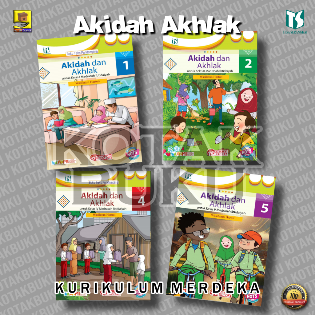Jual Buku Akidah Dan Akhlak SD Kelas 1 2 4 5 / Akidah Akhlak SD / Kurikulum Merdeka / Aqila ...