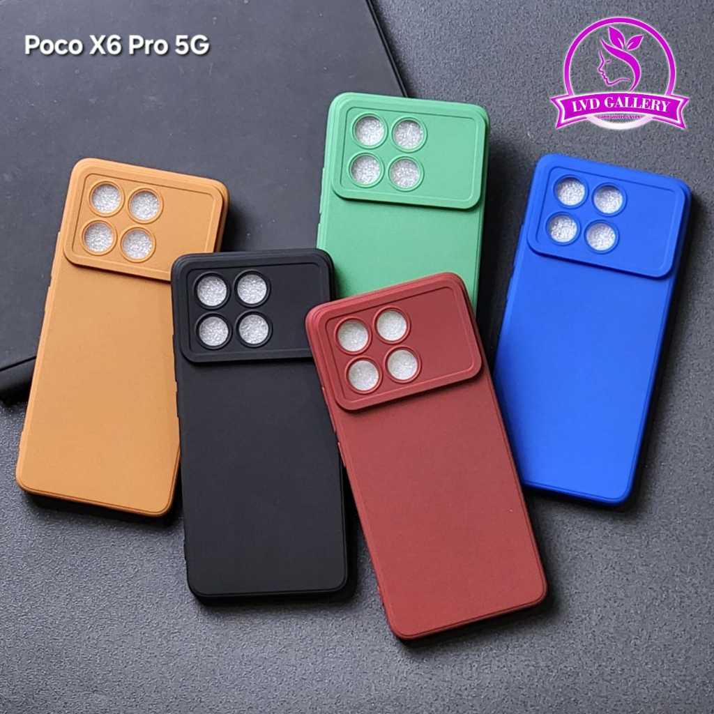 Jual Poco X6 Pro 5g Case Liquid warna Silicone Pro Camera Premium ...