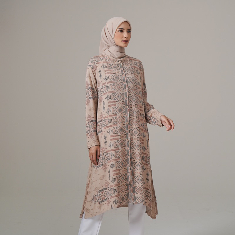 Jual LONG TUNIK RAYON VISCOSE PREMIUM BUSUI/TUNIK RAYON MOTIF TERBARU ...