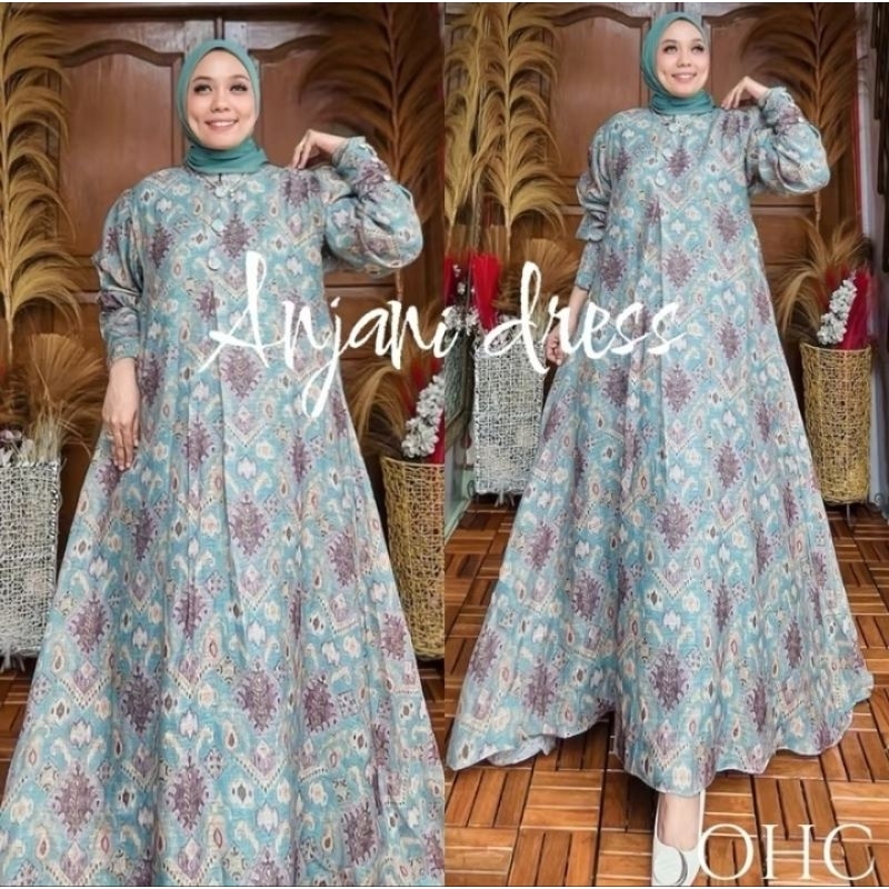 Jual Dress katun Organza Diamond Baju kondangan dan pesta Dress cantik anggun dan menawan model ...