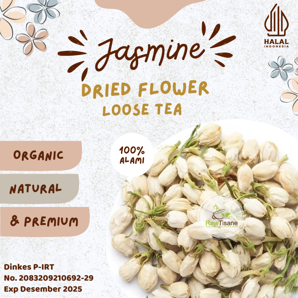 Jual RAW TISANE Jasmine Flower Tea / Dried Jasmine Flower / Teh Bunga ...