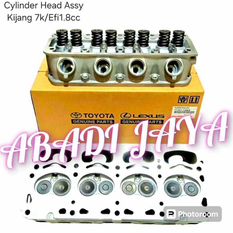 Jual CYLINDER HEAD ASSY KOMPLIT TOYOTA KIJANG 7K EFI 1.8 1800CC ...
