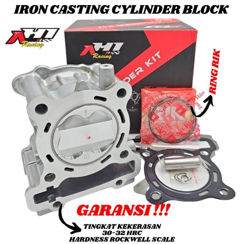 Jual BORING BLOCK BLOK SEHER BORE UP NMAX AEROX WR 155 R15 V3 V4 VVA VIXION R 155 MT15 XSR LEXI ...