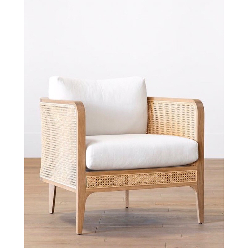 Jual Sofa Kayu Jati Anyaman Rotan Minimalis Style Japanese / Sofa Kayu ...