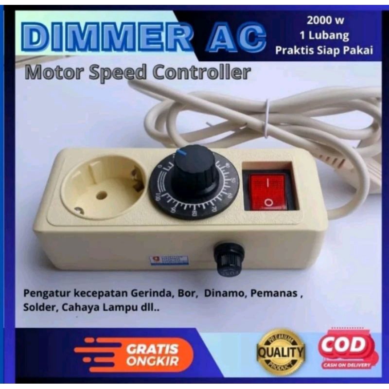 Jual Dimmer SCR 2000 w Dimer Motor Speed Controller - Pengatur ...