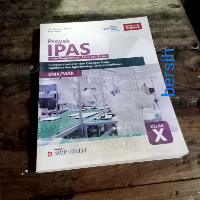 Jual Buku Proyek IPAS Ilmu Pengetahuan Alam dan Sosial SMK/MAK KELAS X ...