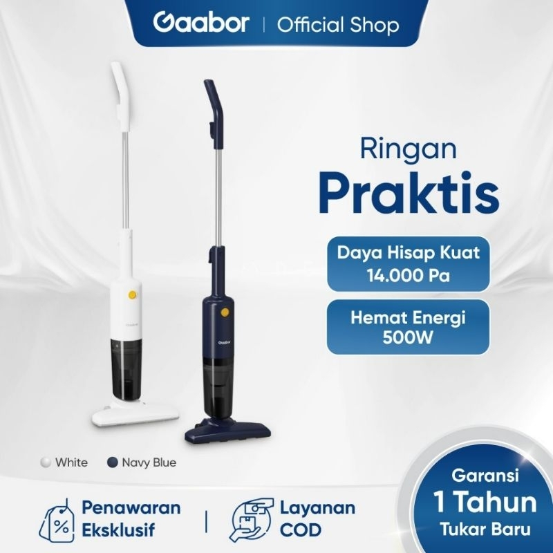 Jual Gaabor Vacuum Cleaner 2 in 1 Portable Kapasitas 1.2 Liter | Shopee ...