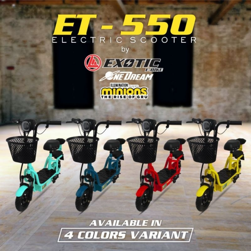 Jual SEPEDA LISTRIK SCOOTER SKUTER ELECTRIC ET 550 GARANSI RESMI BY ...