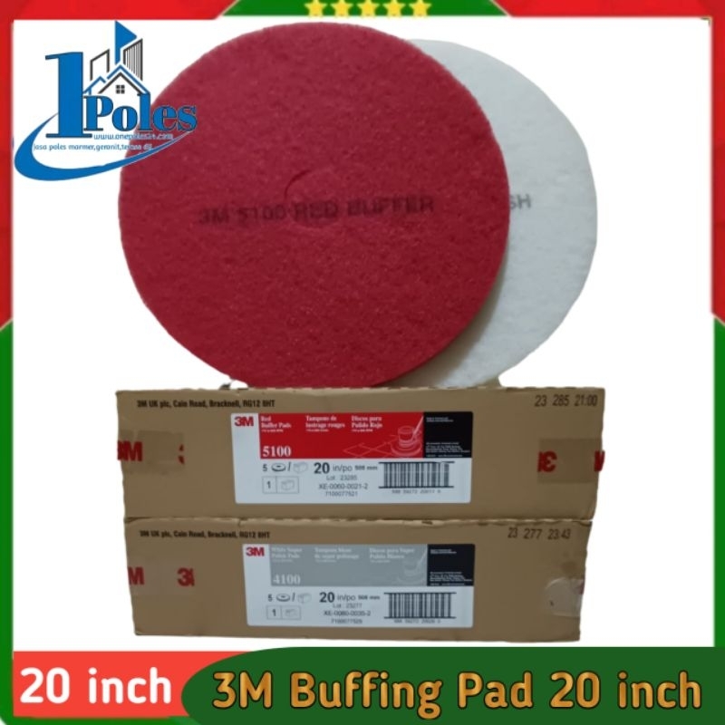 Jual Buffing pad 3M for polishing 20 inch | Shopee Indonesia