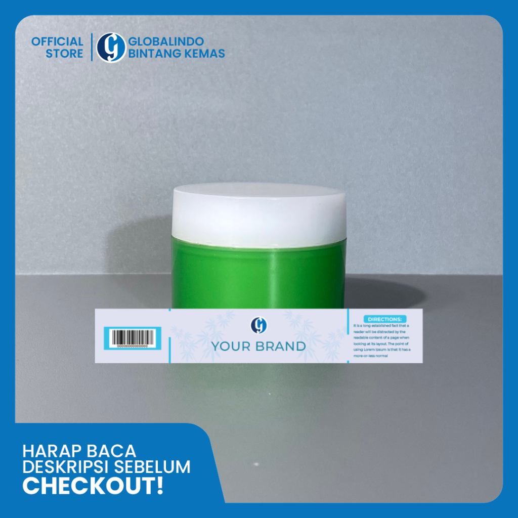 Jual Stiker Label Skincare Pot Cream | Cetak Label Stiker Pot Skincare ...