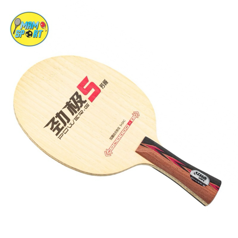 Jual Kayu Bet Pingpong Tenis Meja DHS PG5 Power G 5 Original | Shopee Indonesia