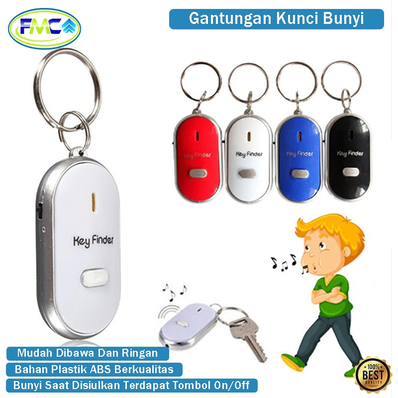 Jual Gantungan Kunci Siul Bunyi Key Finder Anti Hilang Nyala Senter LED ...