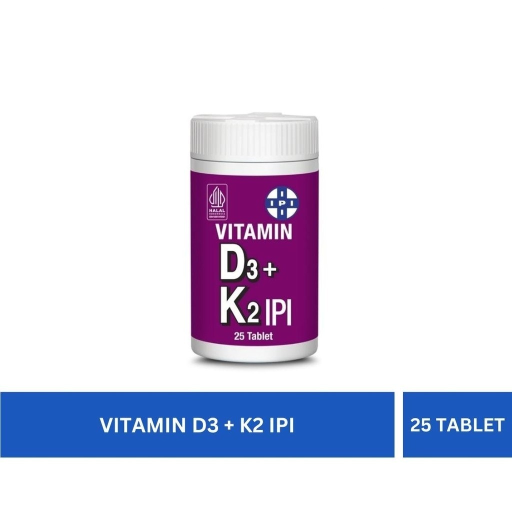 Jual IPI Vitamin D3+K2 isi 25 Tablet | Shopee Indonesia