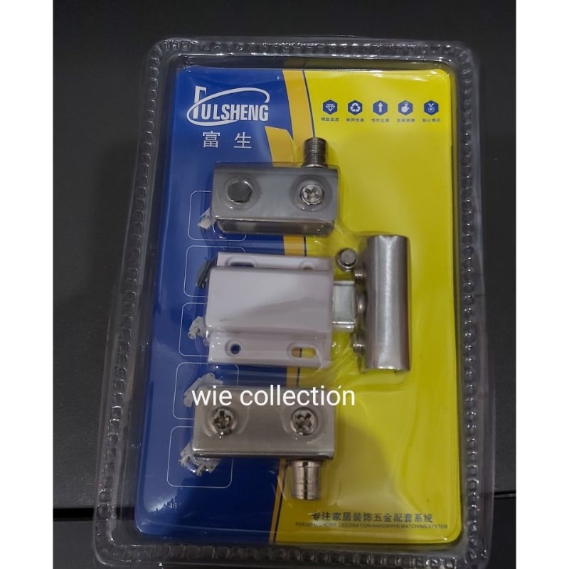 Jual ENGSEL MAGNIT SINGLE COMPLETE / ENGSEL KACA PIVOT BESI FULL SET ...