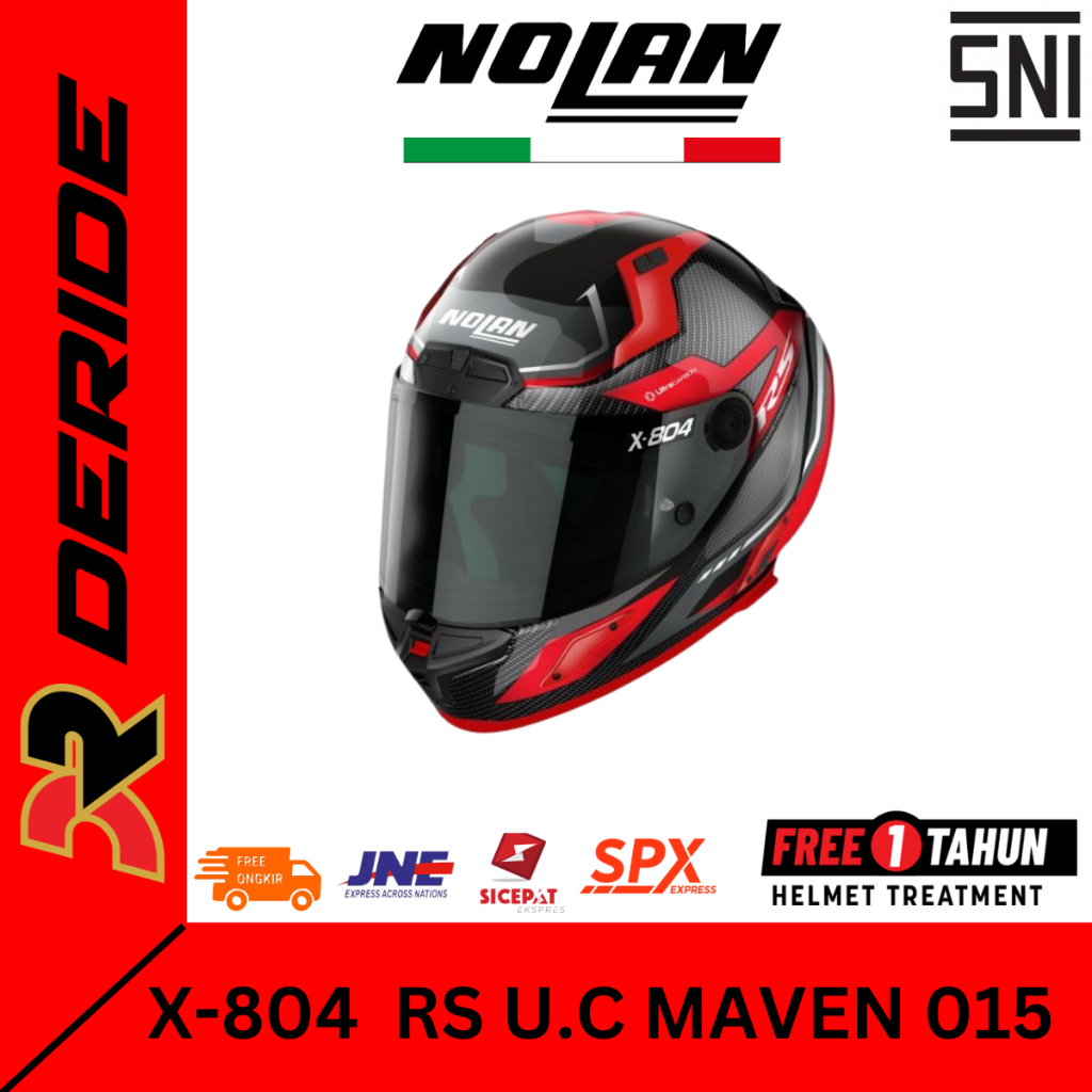 Jual HELM NOLAN X-804 RS U.C MAVEN FULL FACE SNI ECE | Shopee Indonesia