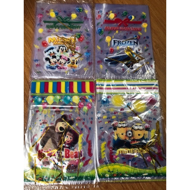 Jual Plastik PP Ulang Tahun 17x36 / Plastik Souvenir Ulang Tahun ...