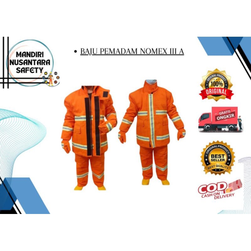 Jual BAJU PEMADAM KEBAKARAN MERK NOMEX III A /Baju Tahan Api NOMEX III ...