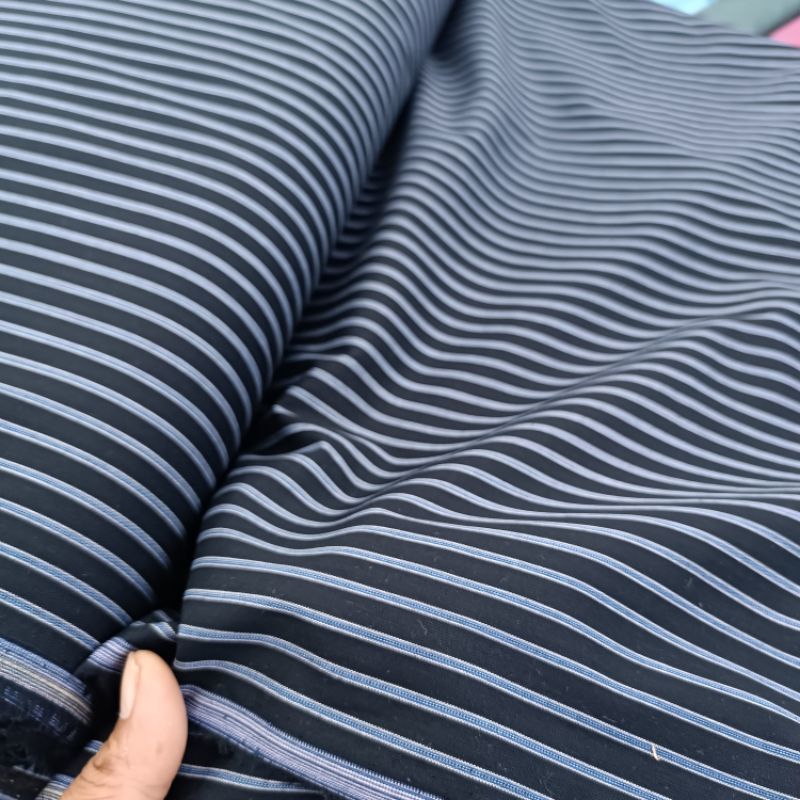 Jual Katun motif salur /garis-garis terbaru/yarndet italy | Shopee ...