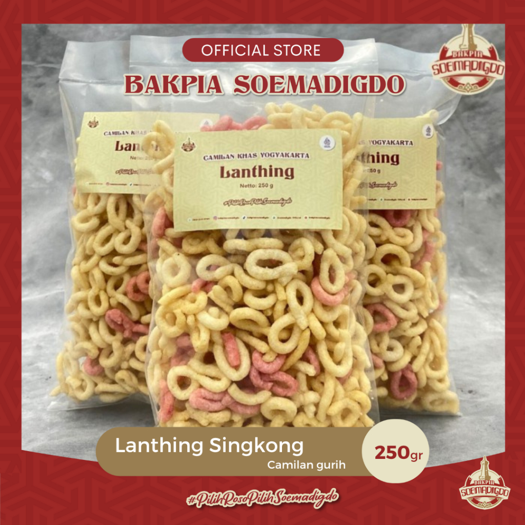 Jual Lanthing Singkong Bawang Gurih lanting Super Snack Kiloan 250g ...