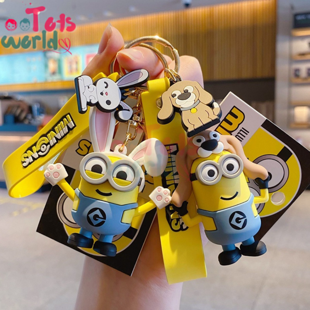 Jual Gantungan Kunci Minion lucu Keychain Minion Gantungan kunci mobil ...