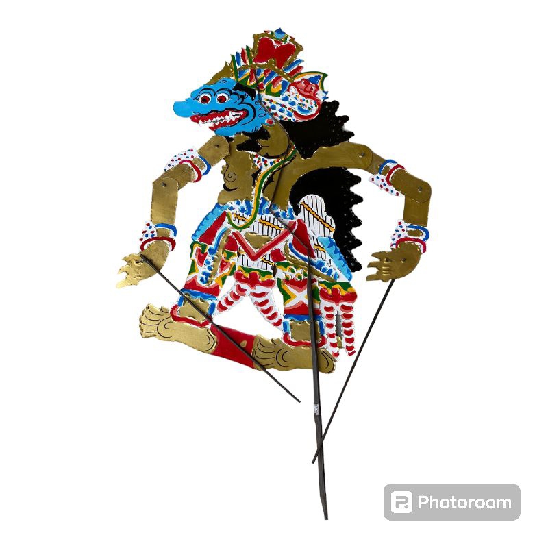 Jual Wayang Kumbokarno mainan anak hiasan dinding wayang kertas duplex ...