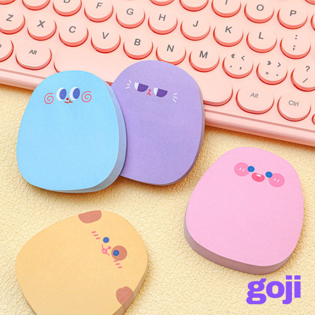 Jual GOJI Sticky Notes Isi 60 Lembar Model Telur Stick Note Full Color ...