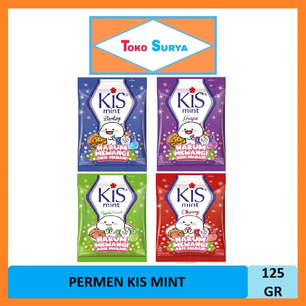 Jual Permen Kis Mint Cherry/Barley/Grape/Apple 125 Gr | Shopee Indonesia