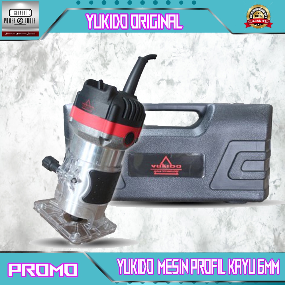 Jual Paket RYU Mesin Profil Router Trimmer Kayu ukir 6mm dan RYU Mata ...