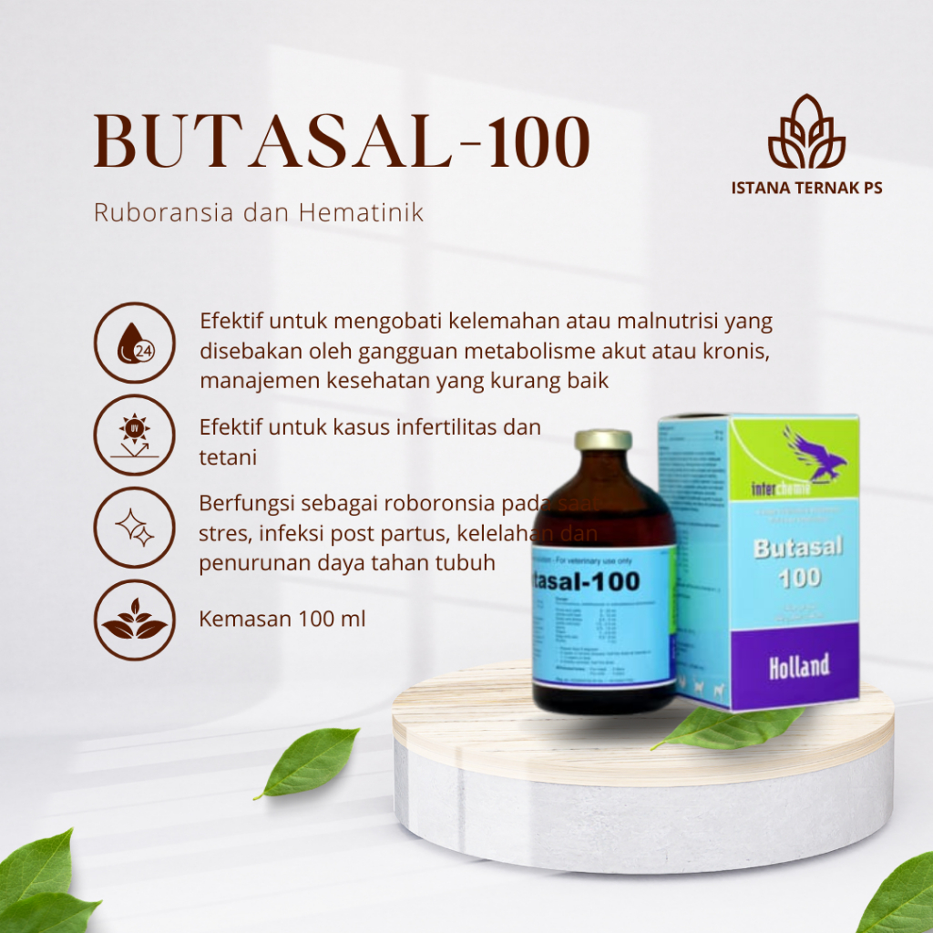 Jual Butasal 100 ml (Butafosfan vitamin B12) Mengobati Malnutrisi akut ...