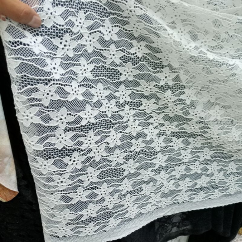 Jual Bahan/Kain Brokat Garment Korea | Brokat Banyak Motif ( Khusus ...