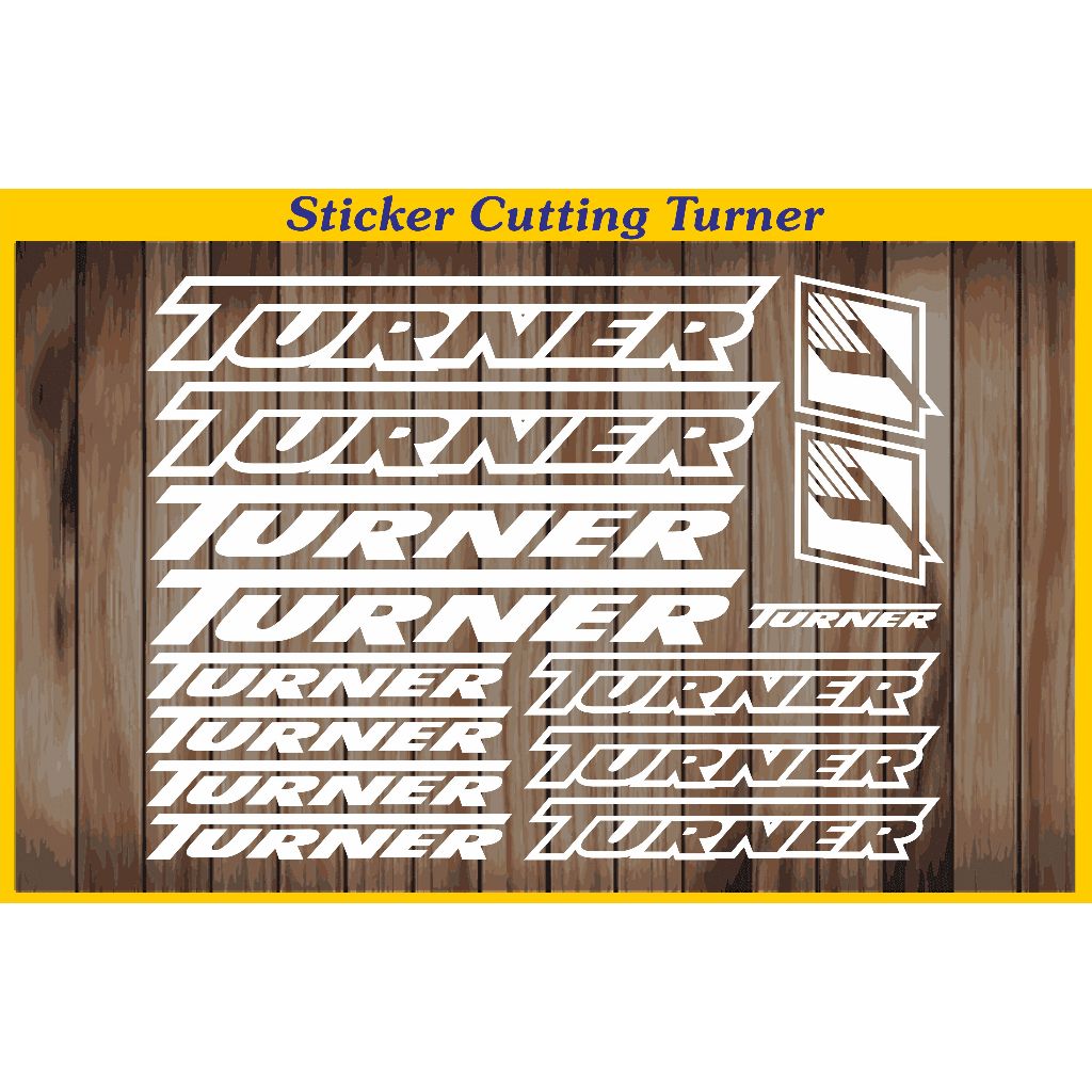 Jual sticker cutting fixie Turner Vinyl Decals Stickers Sheet Bike ...