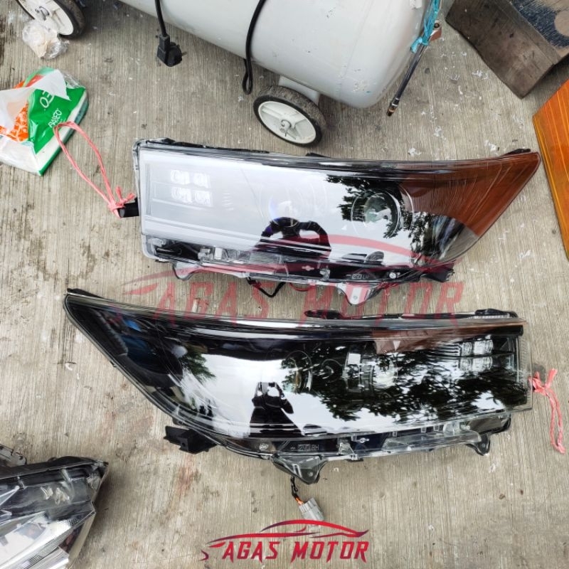 Jual headlamp lampu depan toyota innova reborn 2021 2023 custom double ...