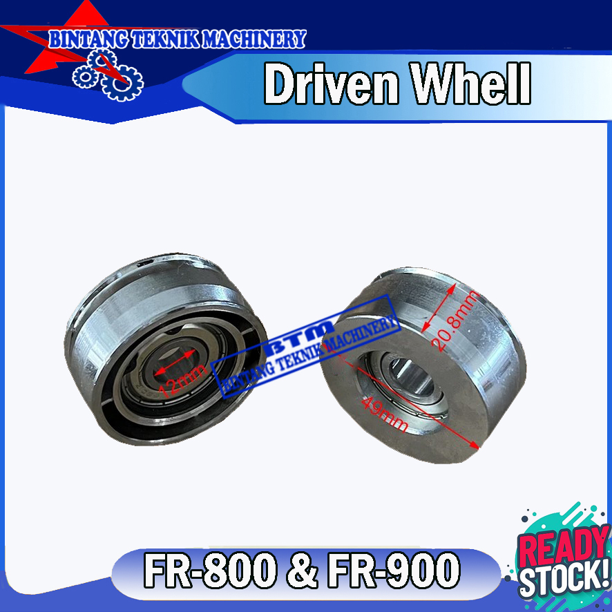 Jual Driven Whell Roda roll kedudukan pita sealer teflon belt Band ...