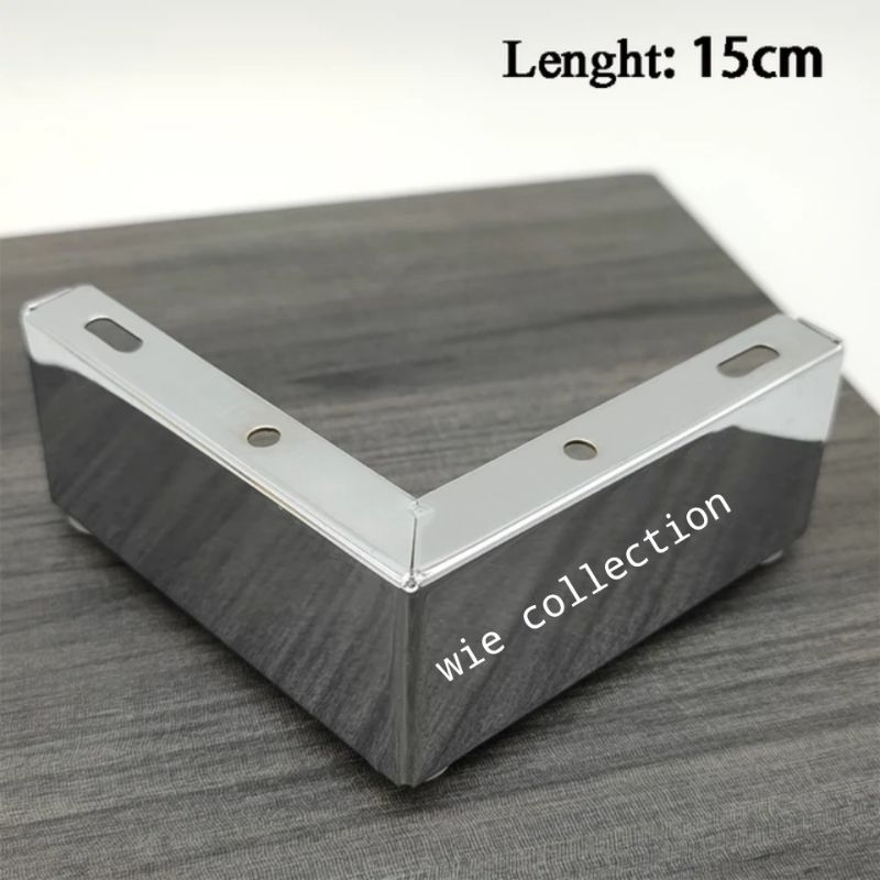 Jual KAKI SOFA SIKU TEBAL 5CM CHROME STAINLESS / KAKI SOFA LETTER L ...