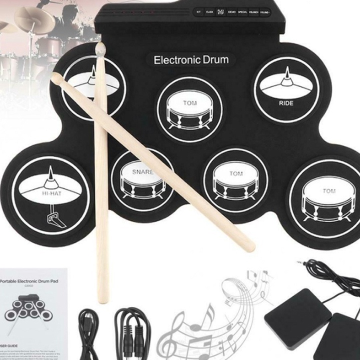 Jual STOK SIAP COD COD Elektronik Portabel Digital USB 7 Bantalan Roll ...